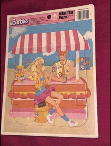 NEW 1989 Barbie & Ken Frame-Tray Puzzle Ages 3-7 | eBay