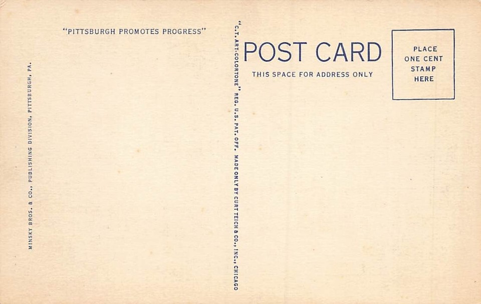 Postcard Post Office and Federal Building Pittsburgh Pennsylvania NH1 ...