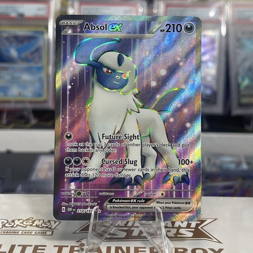 Absol ex 214/197 - Obsidian Flames - Ultra Rare Holo Pokemon Card Near ...
