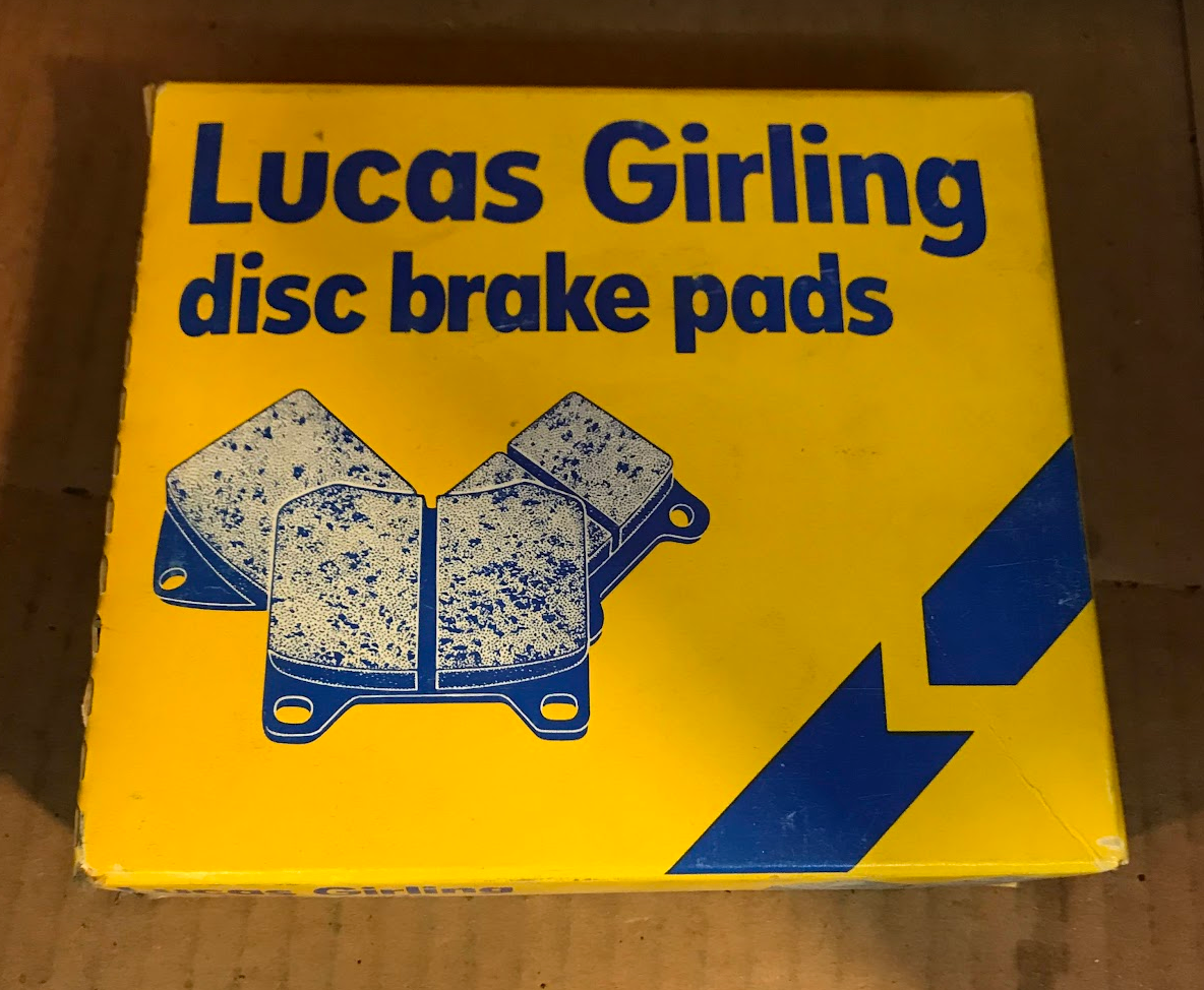 Lucas Girling Organic Rear Brake Pads - GP204 /7057-D124 -Fits Porsche ...