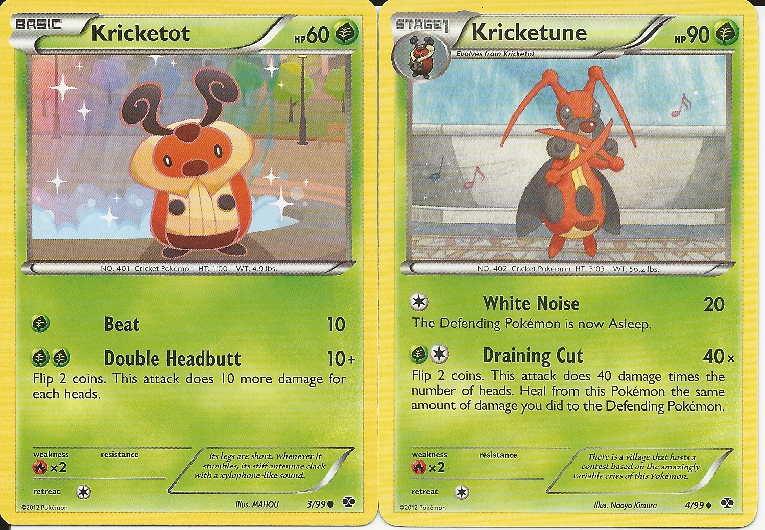 Kricketune Evolution