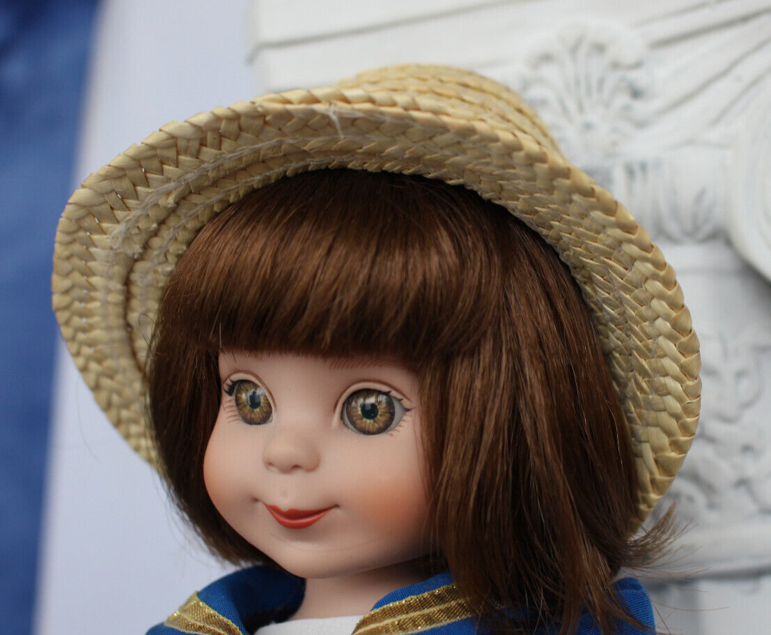 Set of 2 NEW Natural Straw Hat Bonnet Fashion Accessory For Doll Easter ...