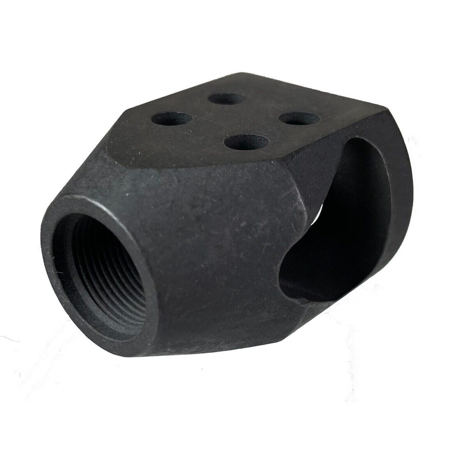 Steel .45 Compact Tanker Style Muzzle Brake .578-28 (37/64x28)+ FREE ...