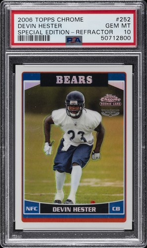 2006 TOPPS CHROME SPECIAL EDITION-REFRACTOR #252 DEVIN HESTER ROOKIE RC ...