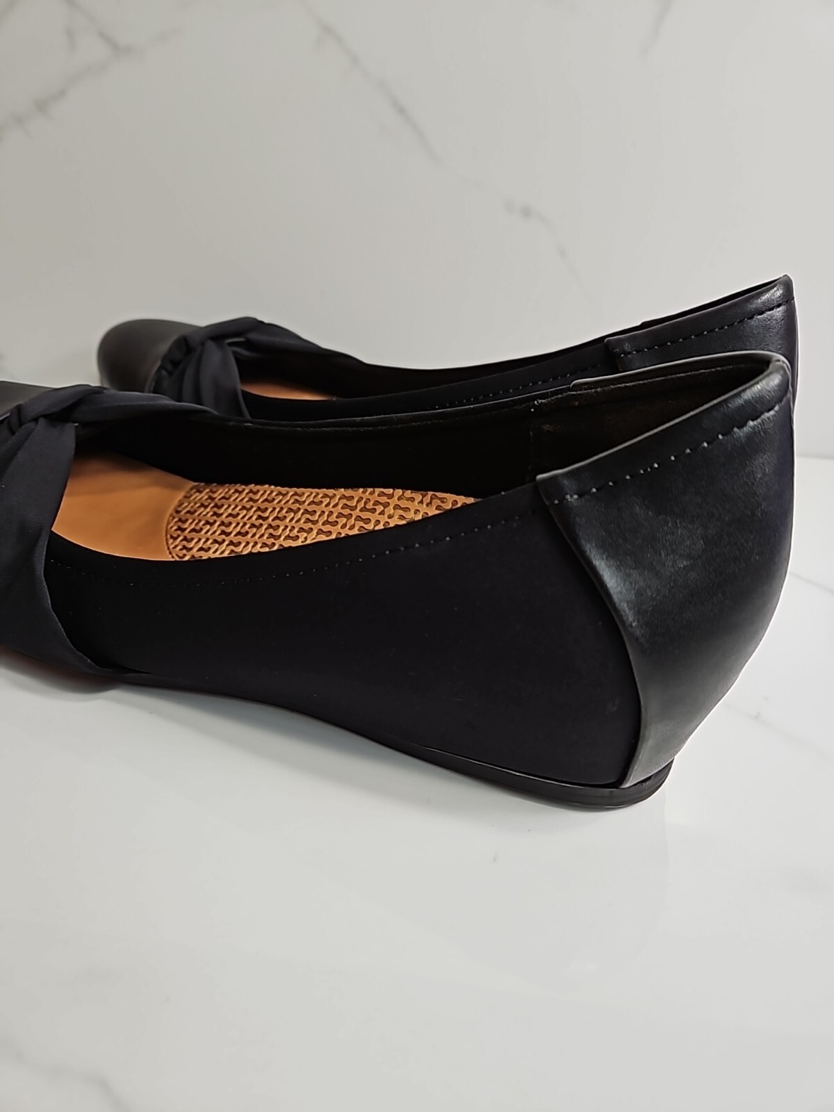 Baretraps Posture Black Textile/faux Leather Slip-On 2" Heels Wedge ...