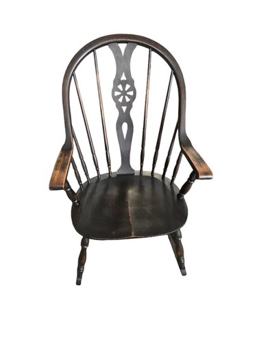 Vintage Victorian spindle back rocking chair | eBay