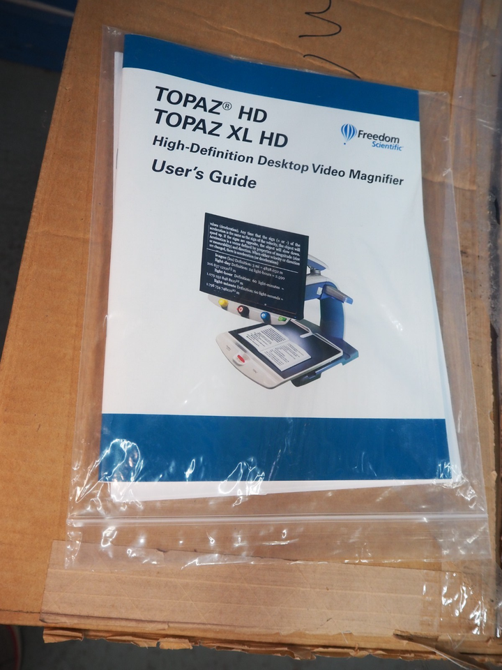 Freedom Scientific Topaz XL HD Video Magnifier 24" Free Shipping New in ...