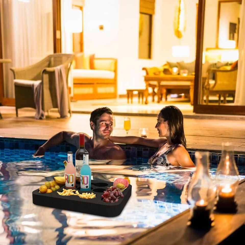 Floating Drink Holder,Refreshment Table Tray for Pool Beach Party or ...