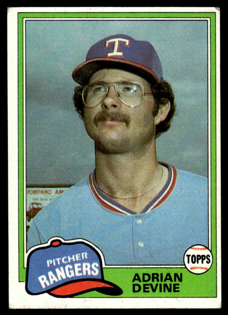 1981 Topps Adrian Devine Texas Rangers #464 | eBay