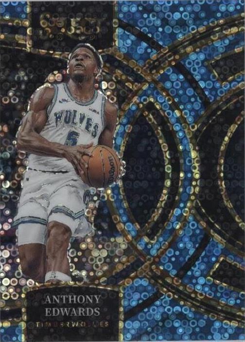 2023-24 Panini Select - Premier Level Anthony Edwards #164 Light Blue ...