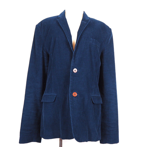 RDX Unisex Navy Blue Corduroy Blazer Jacket - Size M | eBay Australia