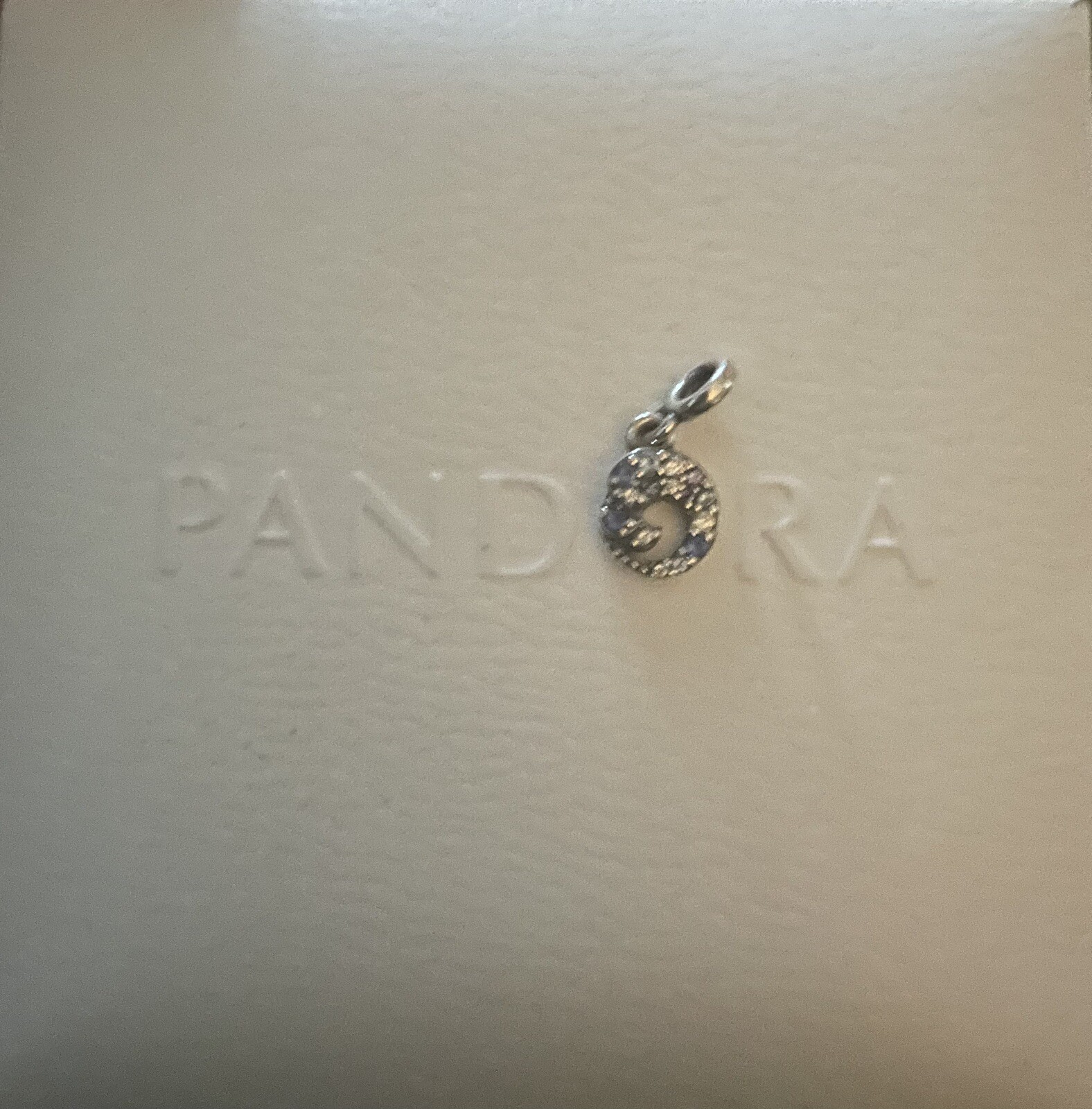 Pandora “Loved”asymetrical hoops with ME Charms Moon Power & My Blue ...