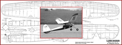 Model Airplane Plans (FF): 1938 Lanzo Bomber - 70" Version - Old Timer ...