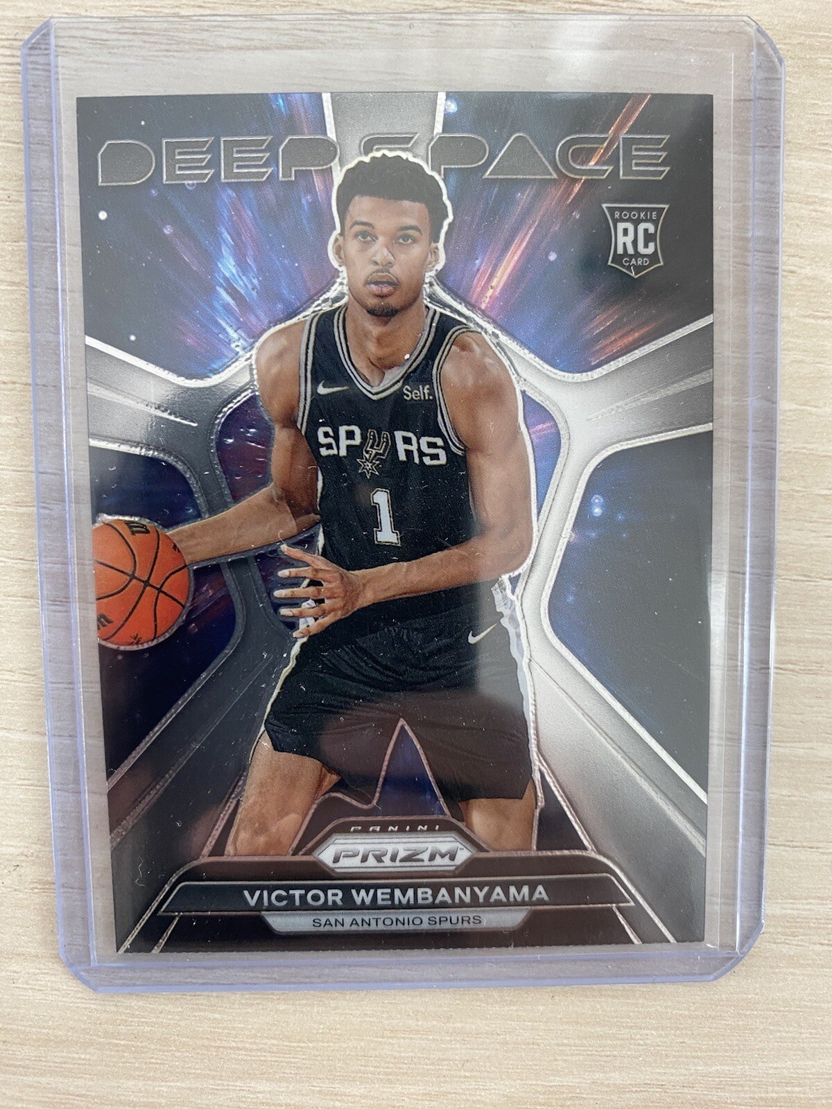 2023-24 Prizm Victor Wembanyama Deep Space Rookie Card RC #1 Spurs ...