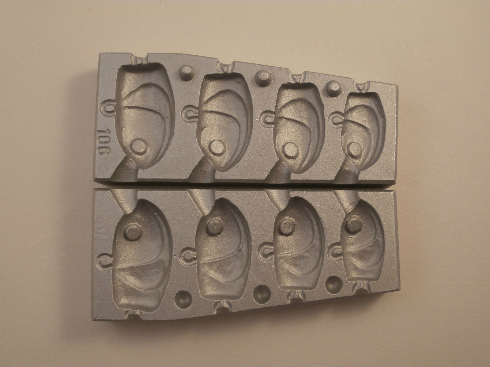 Mould ,Jig, Fish Head lead sinker,wreck fishing lure, Pirk muppet cod ...