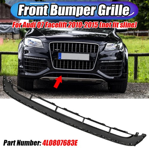 Front Bumper Lower Center Grille Grill Cover For Audi Q7 2010-2015 ...