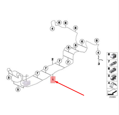 NEW BMW 1 F20 REAR BRAKE PIPE 34326865579 6865579 OEM NO IMPORT DUTIES ...