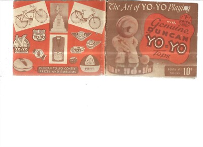 THE ART OF YO YO PLAYING 1950 DUNCAN YO YO BOOK OF TRICKS | eBay
