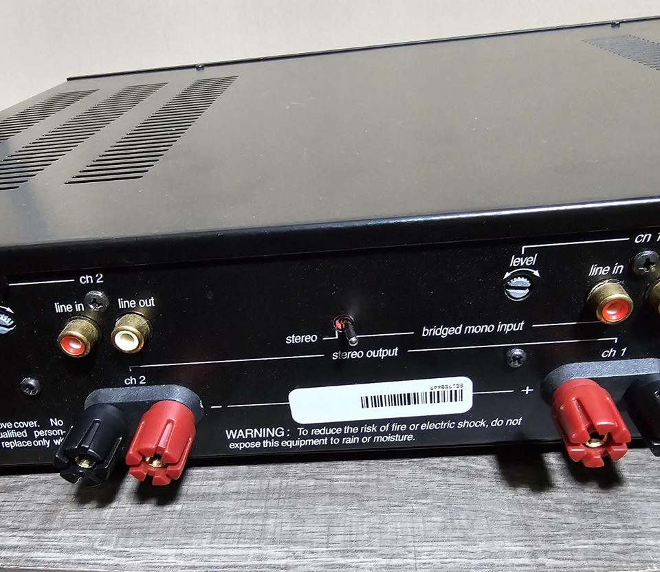 Adcom GFA-6002 2-Channel Bridgeable Stereo Amplifier GFA6002 Power Amp ...