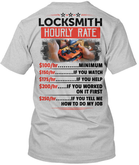 Sarcastic Locksmith Tee T-Shirt | eBay