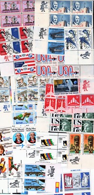AIRMAIL Zip, Mail Early & USPS/Copyright Blocks! - ALL YEARS! MNH US ...