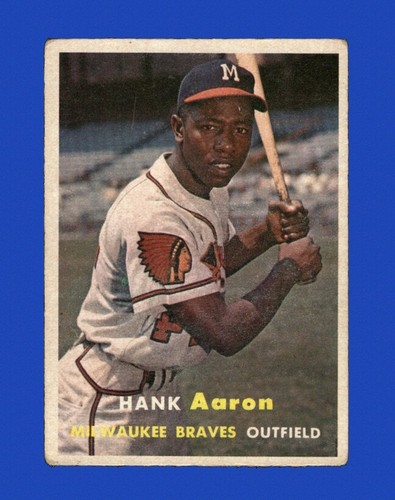 1957 Topps Set-Break # 20 Hank Aaron LOW GRADE (crease) *GMCARDS* | eBay