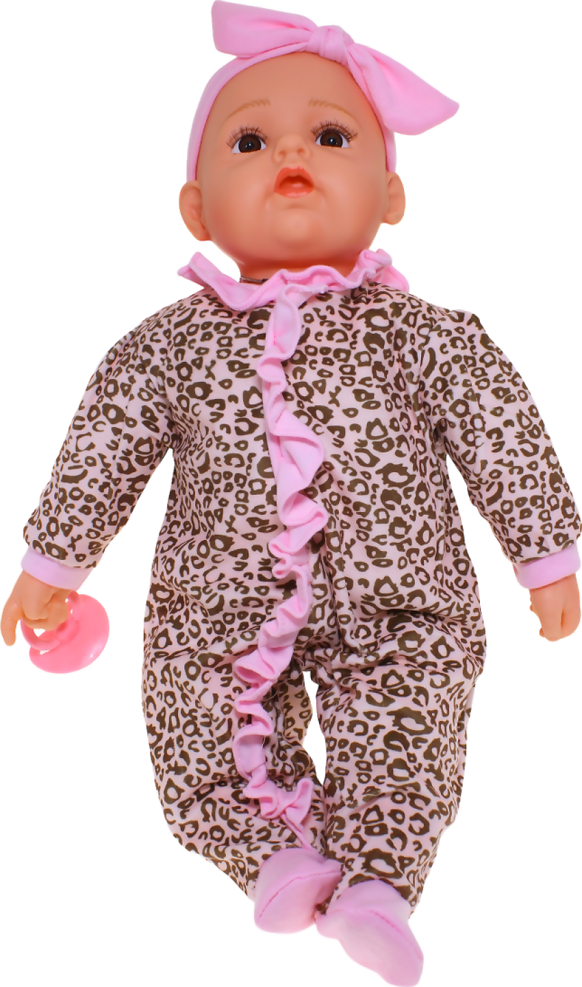 Cotton Candy - Baby Doll Cara With Dummy - Leopard Print Jumpsuit from ...