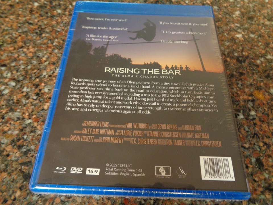 Raising The Bar The Alma Richards Story (Blu-ray + DVD) Brand New ...