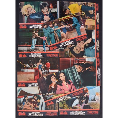 Photo Cards The Great Attraction Circus Track Trapeze Circus Nancy Kwan ...