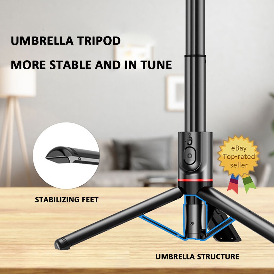 Rotating Tripod Unipod Selfie Stick Wireless Bluetooth Remote For ...