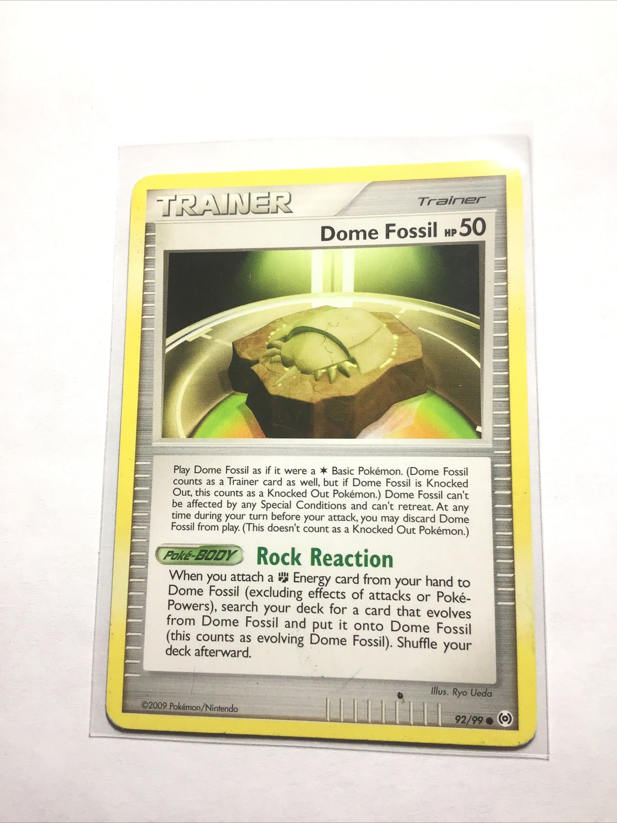 DOME FOSSIL - 92/99 - Arceus - Pokemon Card - PL | eBay