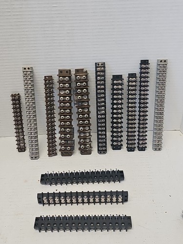 Kulka, Jones & Cinch Terminal Block Strips Lot Of 13 Free Shipping | eBay
