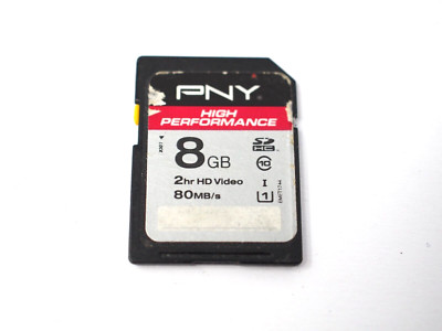 PNY 8Gb SDHC Memory Card | eBay