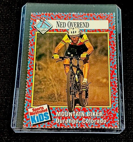 NED OVEREND ROOKIE RARE SI FOR KIDS 1991 USA MOUNTAIN BIKER NORBA Champ ...