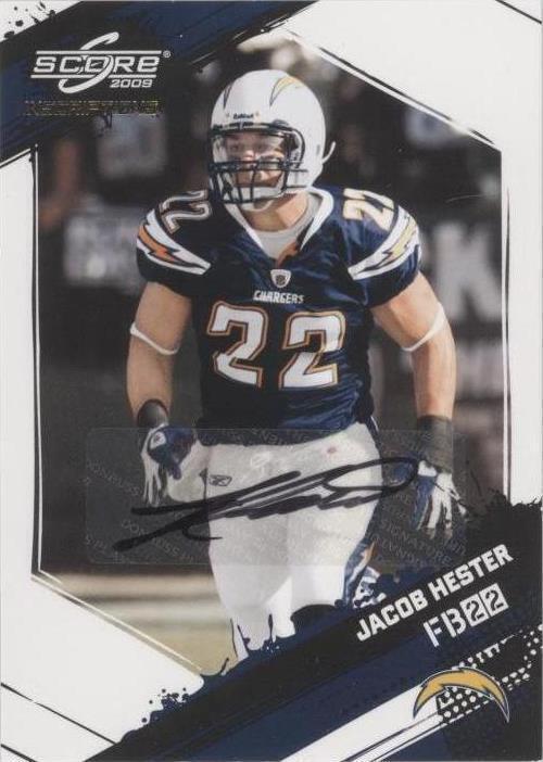 2009 Score Inscriptions - Jacob Hester #241 Autographs /499 (AU) for ...