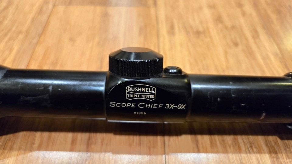 Bushnell Scope Chief 3x9x40mm 1 Inch Gloss Rifle Scope Command Post ...