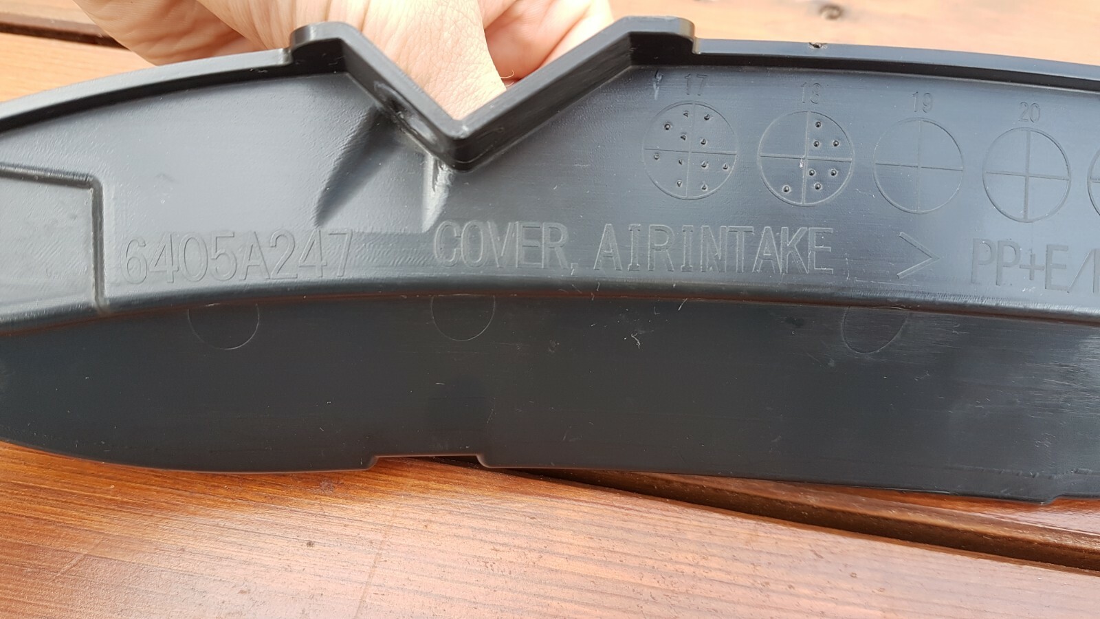 LOWER FRONT BUMPER LOWER AIR DUCT COVER MITSUBISHI ASX 6405A247 | eBay