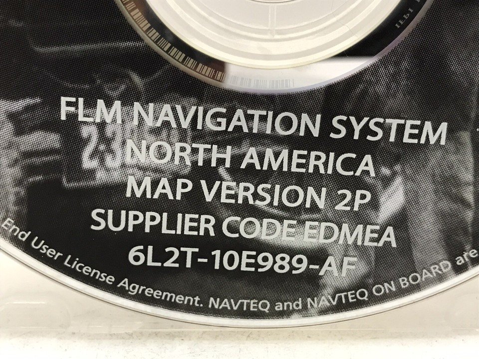 D020 Ford Motor FLM Navigation System: North America Map 2006 6L2T ...