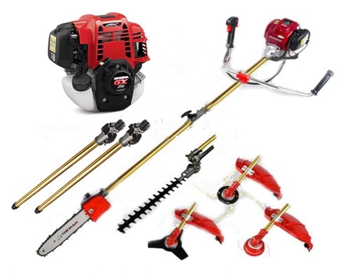 GX50 Weed Eater 4 Stroke Hedge Trimmer with 2 Extend Pole Lawn Mower ...