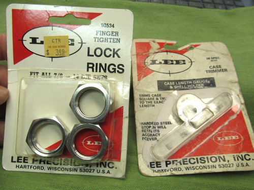 LEE Precision 90534 Lock Ring Set & Lee Shell Holder #1 | eBay