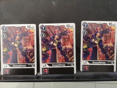 Assaultmon *3 Carte Digimon Anglais Bt10-065 | eBay