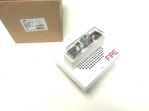 NIB .. COOPER WHEELOCK Speaker Strobe PN: E70H-24MCW-FW .. VR-09 | eBay