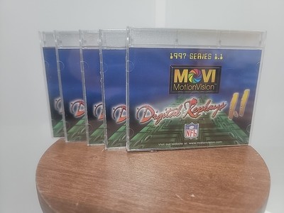 1997 MOTION VISION FOOTBALL 1.1 (5) Packs Factory Sealed NFL SUPERSTARS ...