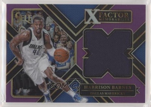 2017-18 Panini Select - X-Factor Memorabilia Harrison Barnes #XF-HBS ...