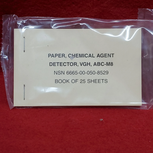 2 x Book of Chemical Agent Detector Paper VGH ABC M8 (12s32) | eBay