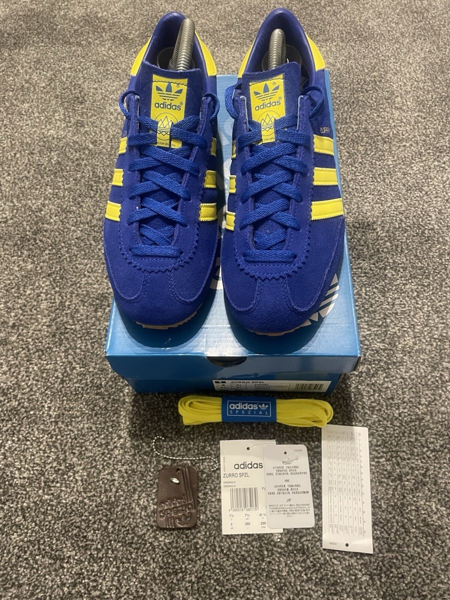 Adidas Originals X Spezial Zurro Spzl Bold Bluebright Yellowbold