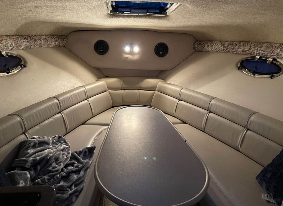 2000 crownline 242 cr boat, cruiser cabin with new motor 7.4l ...