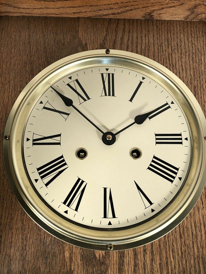 Emperor Clock Company Wall Mount Regulator Chime Display | eBay