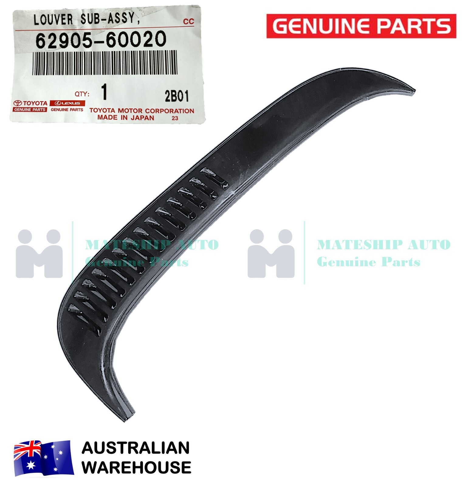 GENUINE LandCruiser FJ80 FZJ80 Louvre Vent Rear Left Right Glass ...