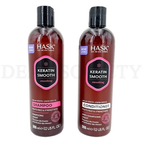 Hask Keratin Protein Smoothing Shampoo & Conditioner Combo 12oz Each | eBay